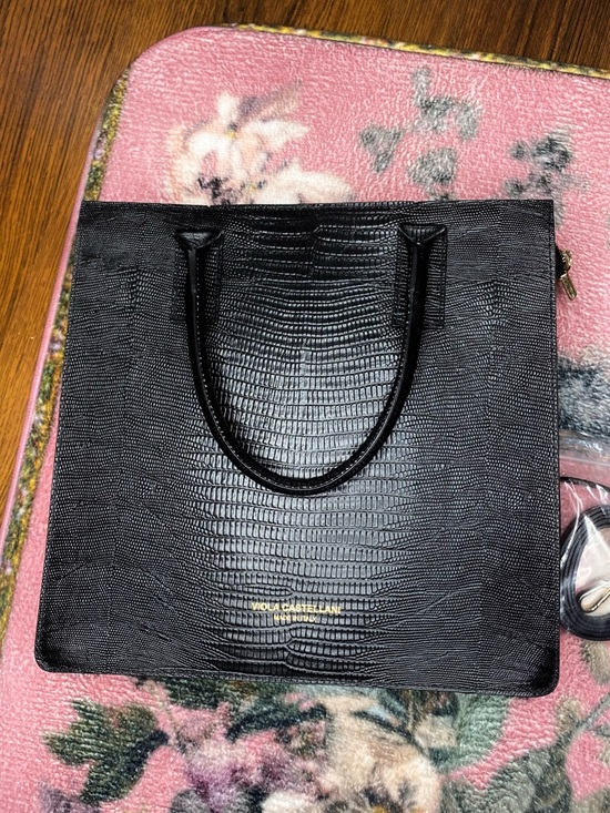 Viola Castellani | Bags | Viola Castellani Black Leather Lizardtexture ...